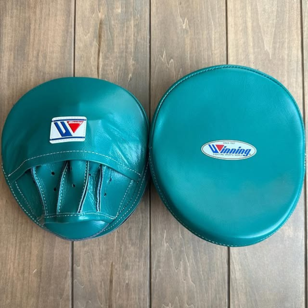 Winning Green Boxing Punching Mitts | Professional Focus Pads for Trai ...