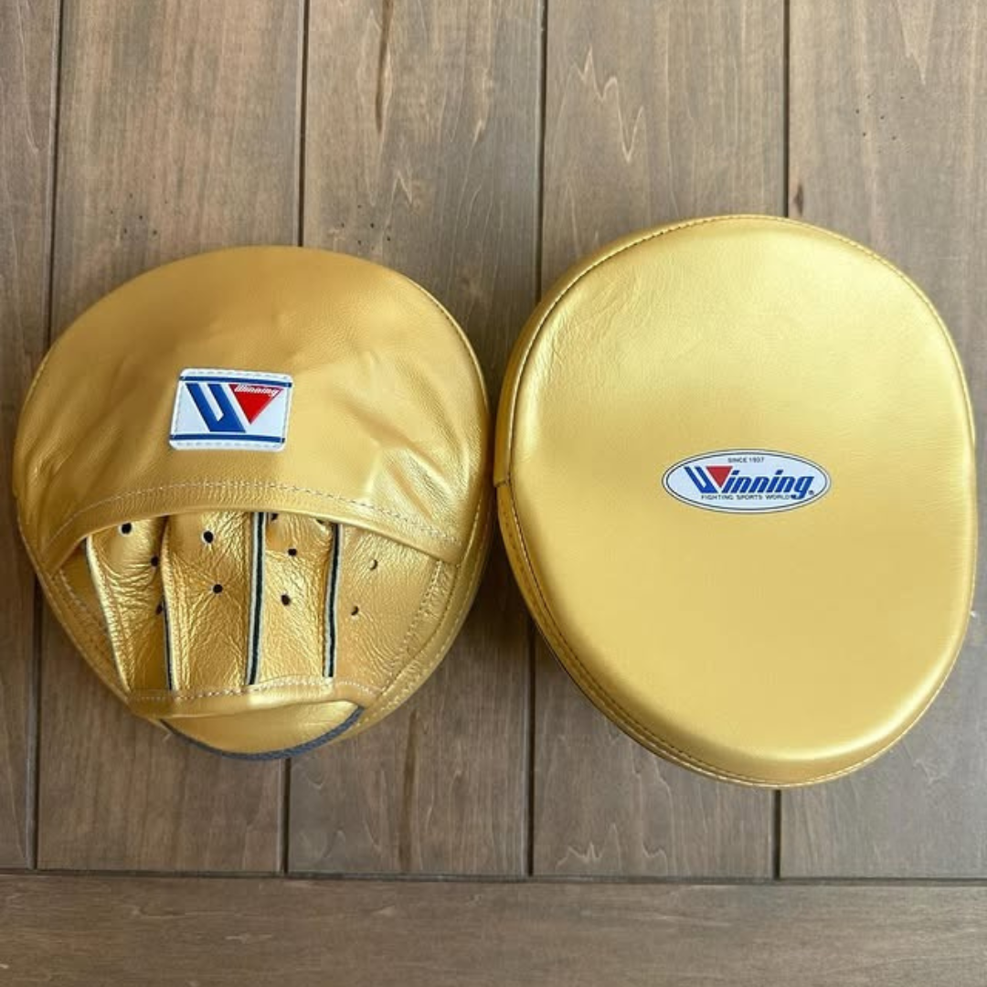 Winning Golden Punching Mitts for Boxing Training | Focus Pads for Coa ...