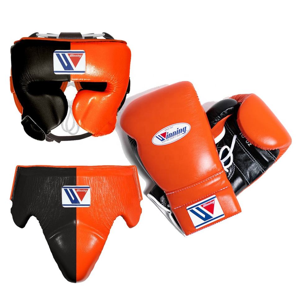 Winning Professional Boxing Gloves Set - Customizable - Headguard & Gr